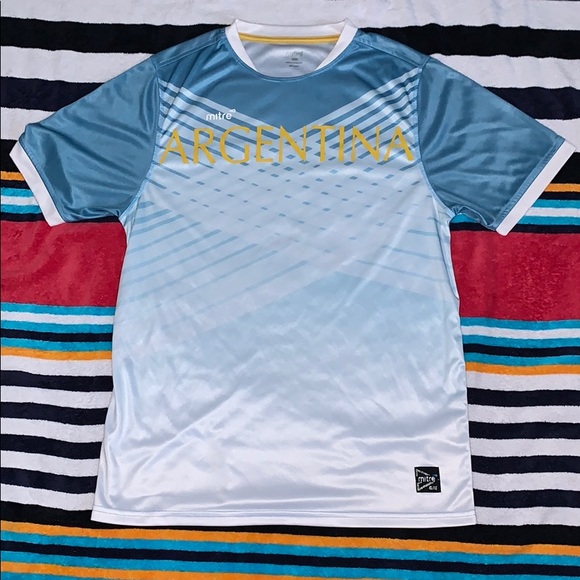 Mitre | Shirts | Mitre Argentina Soccer Jersey | Poshmark